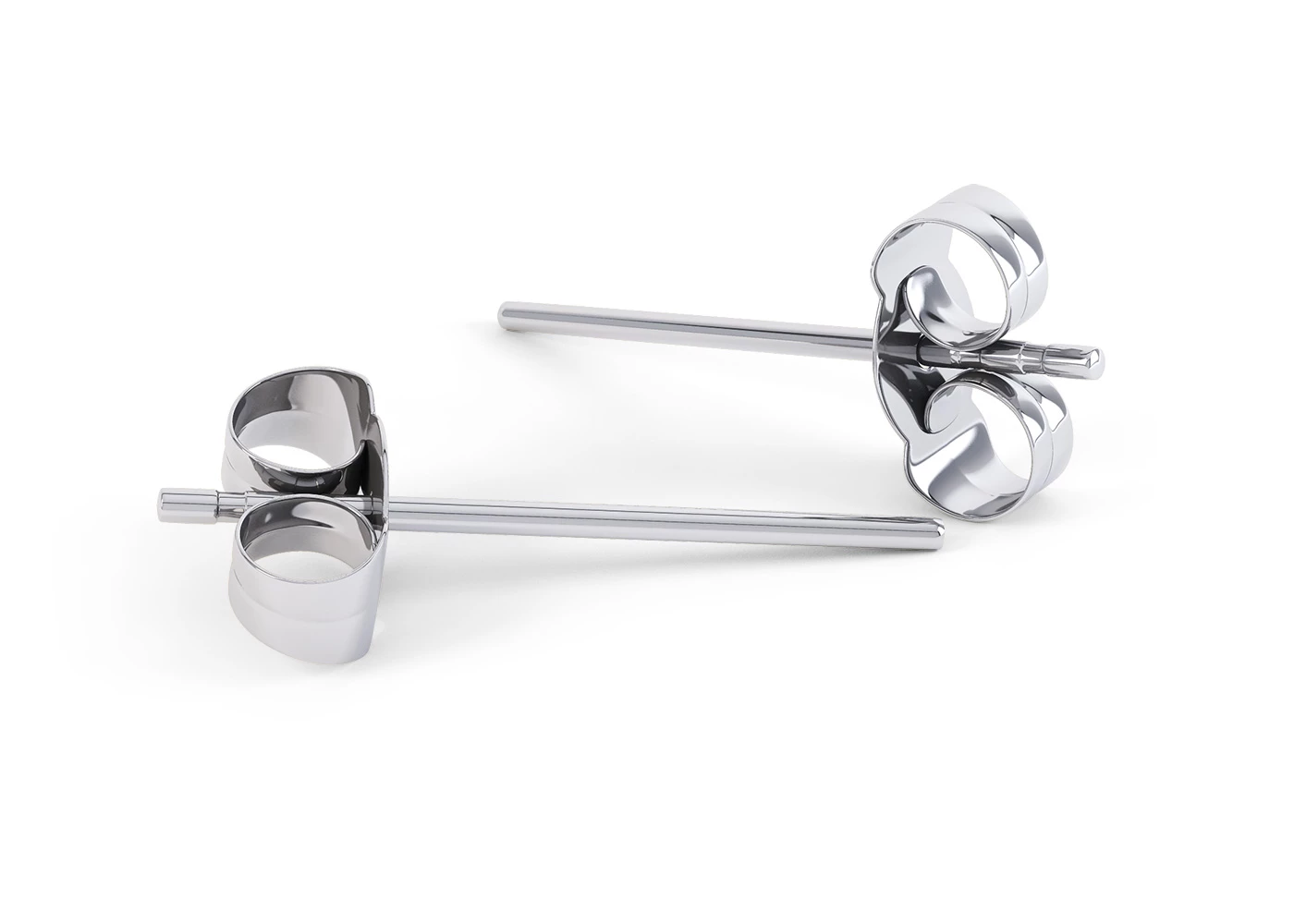 Bijou Round Brilliant Diamond Drop Earrings in Platinum with Butterfly ...